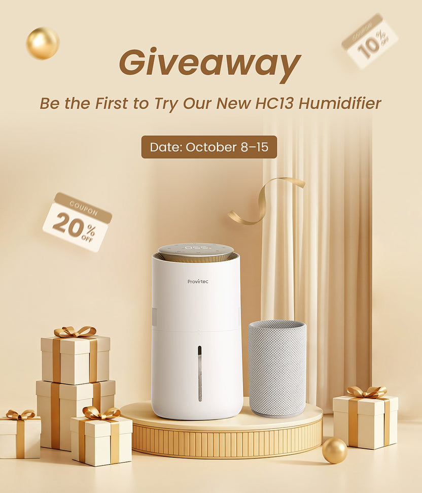 MistFree Evaporative Humidifier HC13 New Release – Provirtec