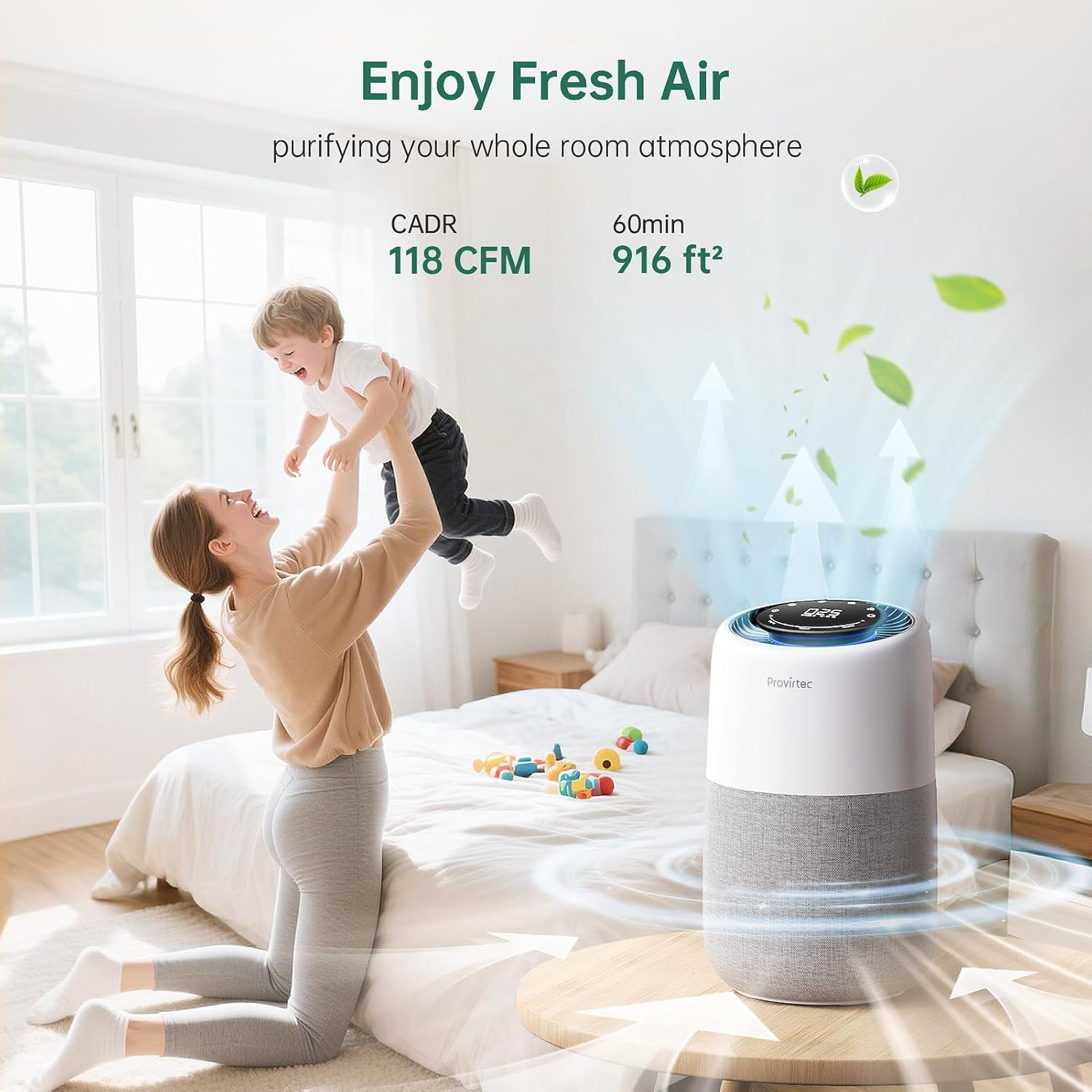 Air Purifier For Home Bedroom, HEPA Air Purifier – Provirtec