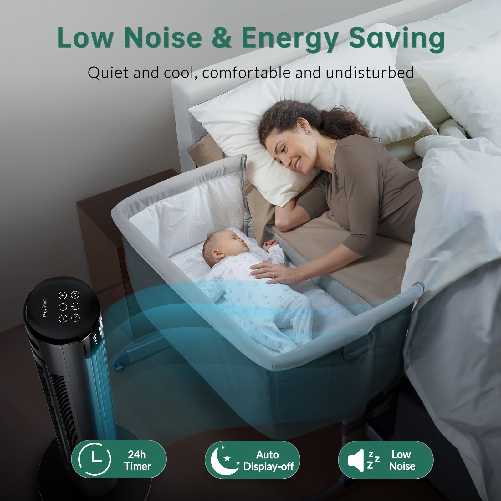 Provirtec WindMaster Smart Tower Fan Pro 32ft/s TF-02